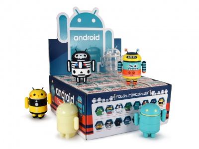 Android Mini Collectibles : Rainbow Set | Dead Zebra, Inc